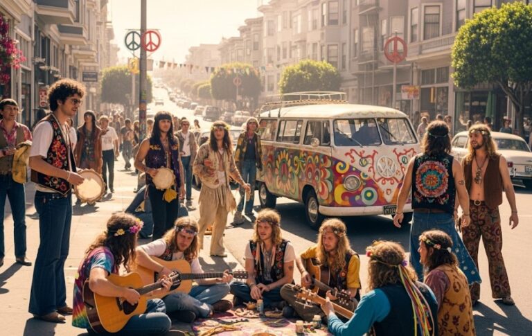 ️ Amazing Hippie Movement San Francisco History 1960s ️
